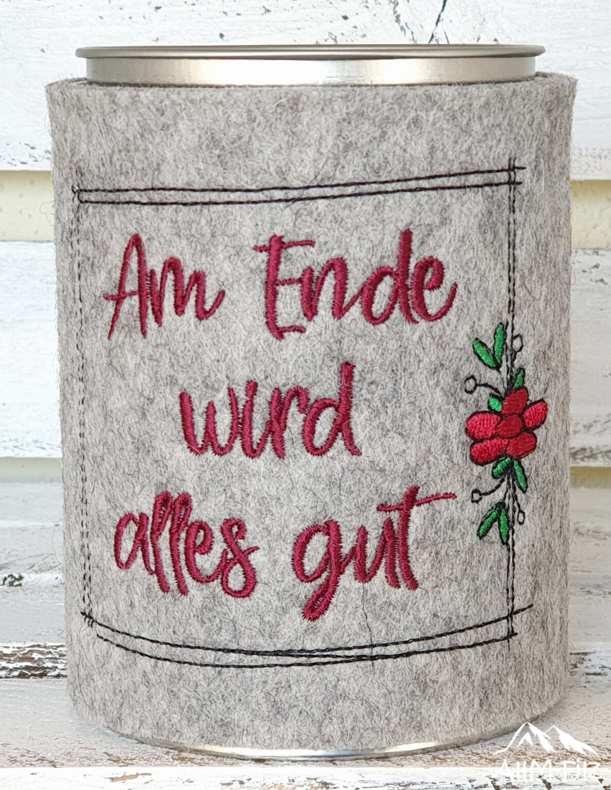 Stickdatei Am Ende wird alles gut - Binimey